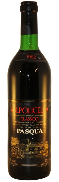 Valpolicella, Red Wine , 1982 | Vintage Wine and Port