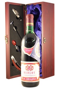 Merlot 1964 La Grassa (includes free gift box with accessories ...