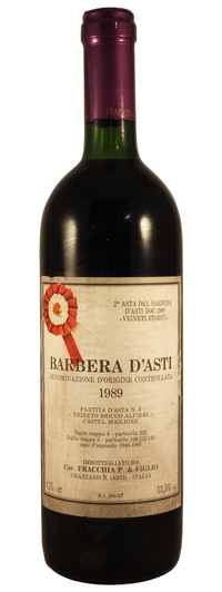 Barbera, Red Wine , 1989 | Vintage Wine and Port