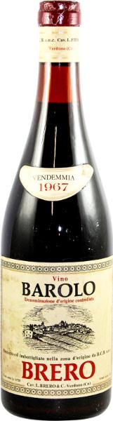 Barolo, Red Wine , 1967 | Vintage Wine and Port