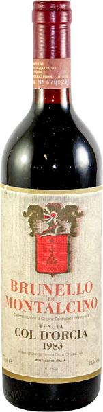 Brunello di Montalcino, Red Wine , 1983 | Vintage Wine and Port